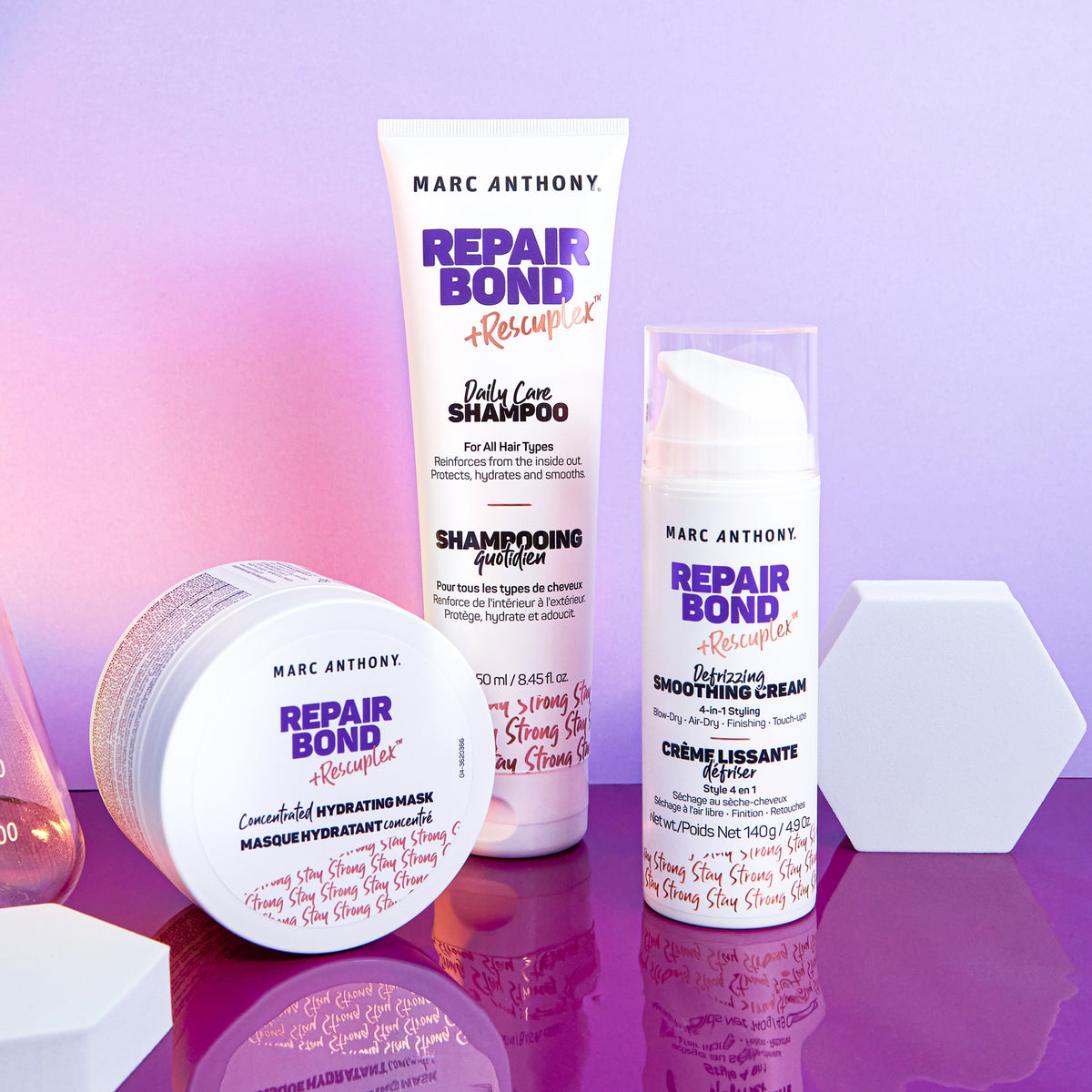 Repair Bond +Rescuplex™ Defrizzing Smoothing Cream - Marc Anthony